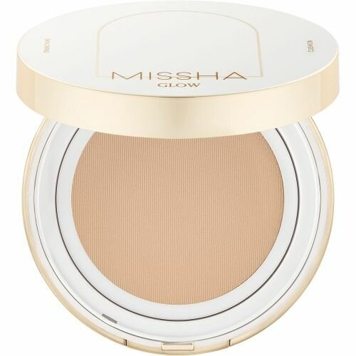 MISSHA Glow Cushion Кушон для лица Тон 23 Песочный тональный Прозрачное свечение 14 г