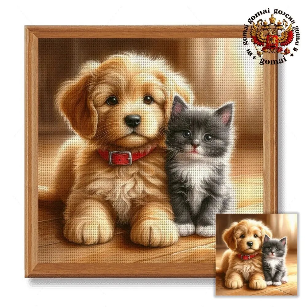 1 комплект 14CT 40 * 50cm / 15.7 * 19.7in для бескаркасной вышивки крестом, белый конь в снегу, содержит 26 цветовых линий с иголками, нитками, узорами и льняной тканью.