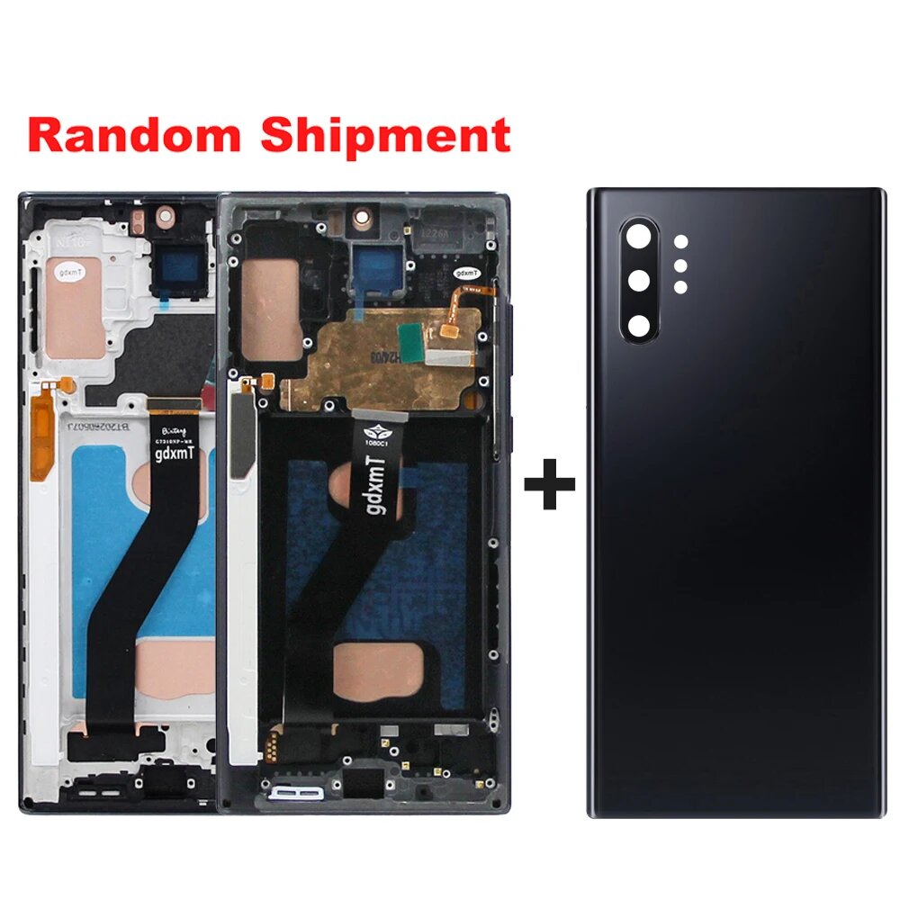 Дисплей Samsung Note 10 Plus Black Frame Cover