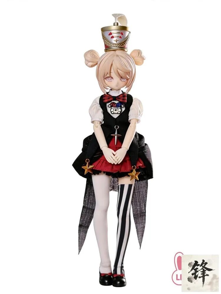 LEI-Doll 1/8 Кукла с шаровидными суставами BJD,(Paradox World Series) ,19cm, полный набор прически, одежды и аксессуаров, коллекционная, подарок для девочек