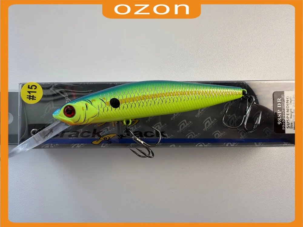Воблер Pontoon21 Crack Jack 98sp_dr ,17.2гр, заглуб. 2-2.5м (Replica)