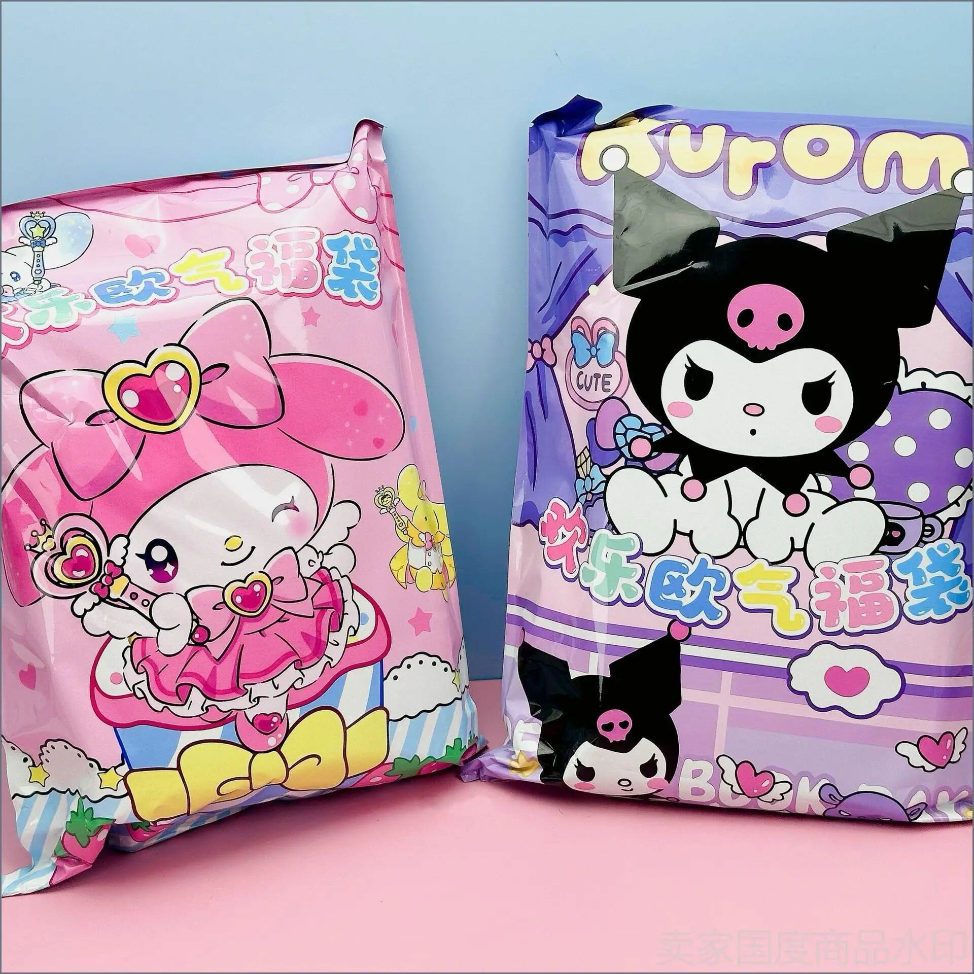 Сюрприз-пакет с канцтоварами Sanrio, My Melody / Kuromi, набор канцтоваров- для школы