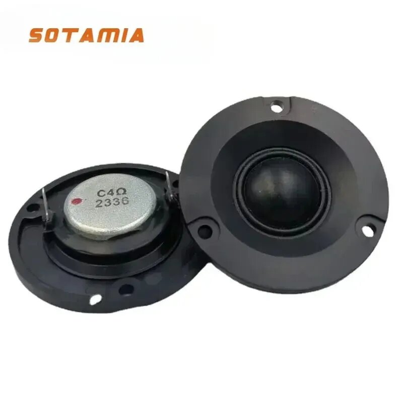 SOTAMIA 2Pcs 60 мм Твитер Аудио 4 Ом 10 Вт Высокочастотный Динамик Hifi Музыкальный Домашний динамик