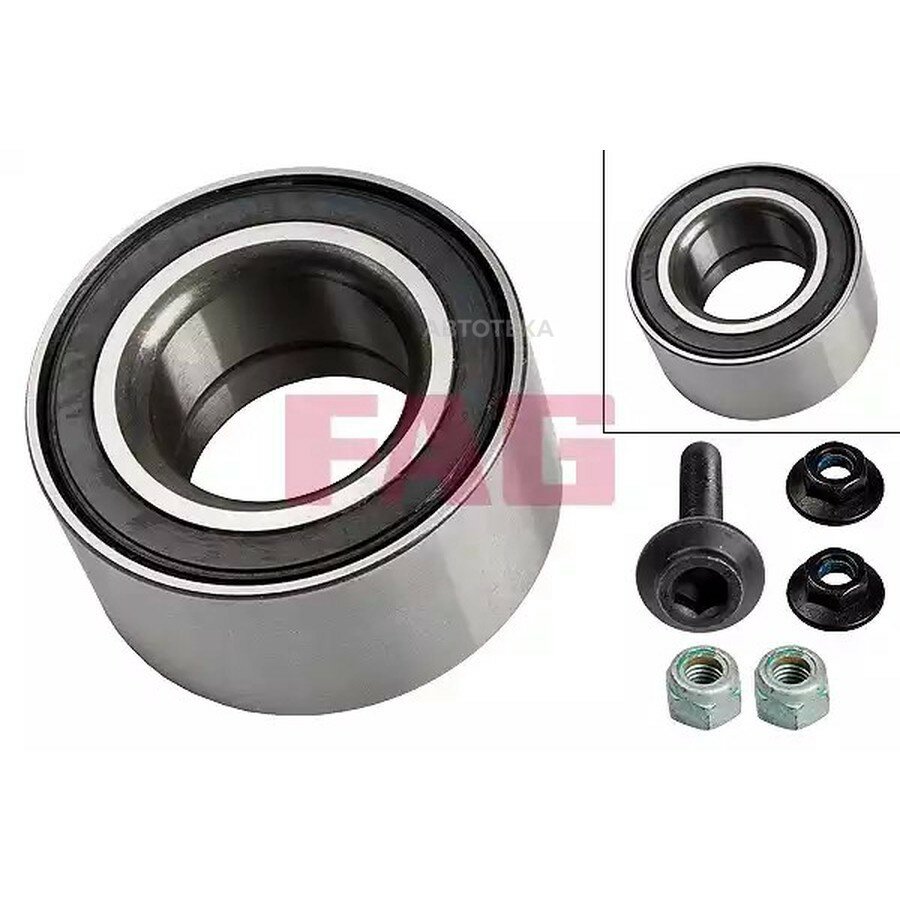Подшипник ступичный (комплект) FAG 713610080 39/75,37, VW PASSAT '96-'05 RR
