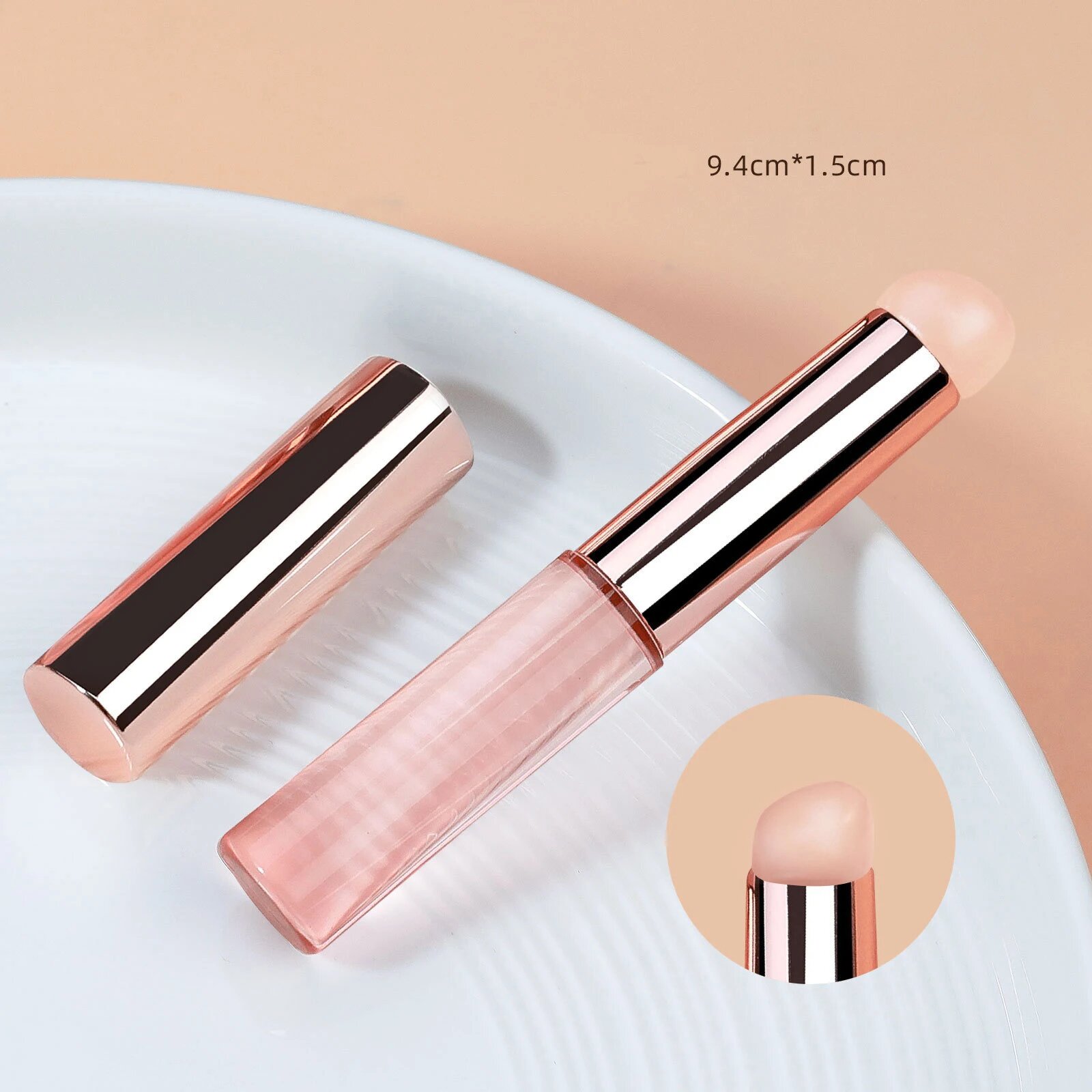 Многоразовая силиконовая кисть для дизайна ногтей CHUNSHU Clear pink