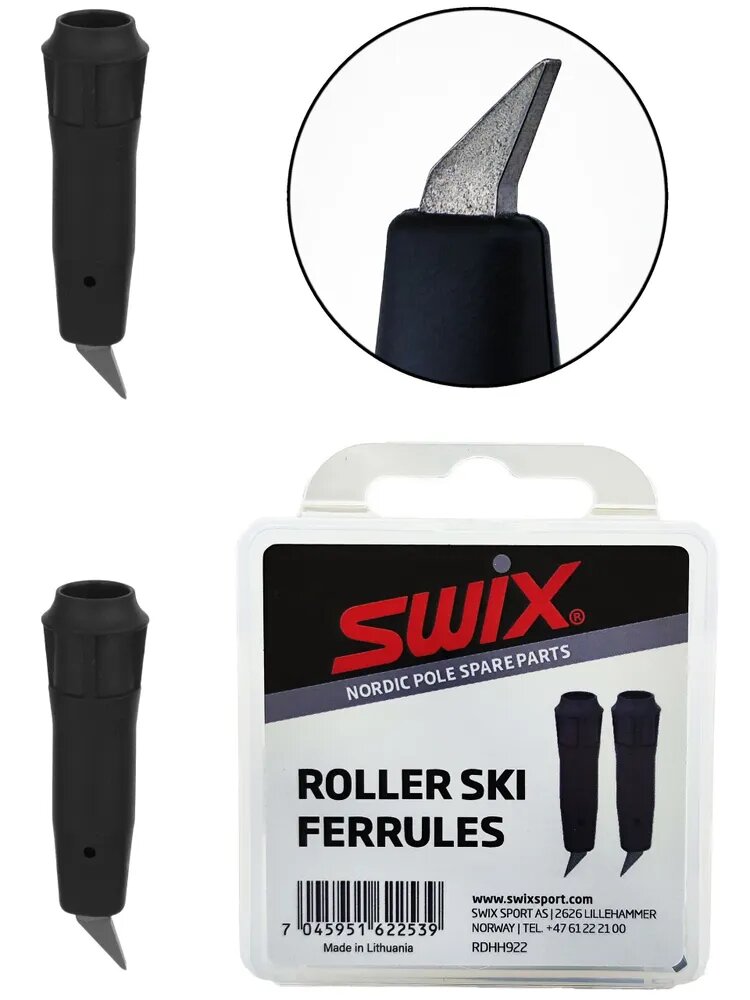 Наконечники для лыжных палок Swix Roller Ski Ferrules RDHH922 лыжероллерные 2 шт.