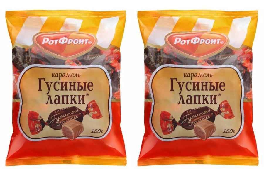 РотФронт Конфеты Гусиные лапки 250 г, 2 уп