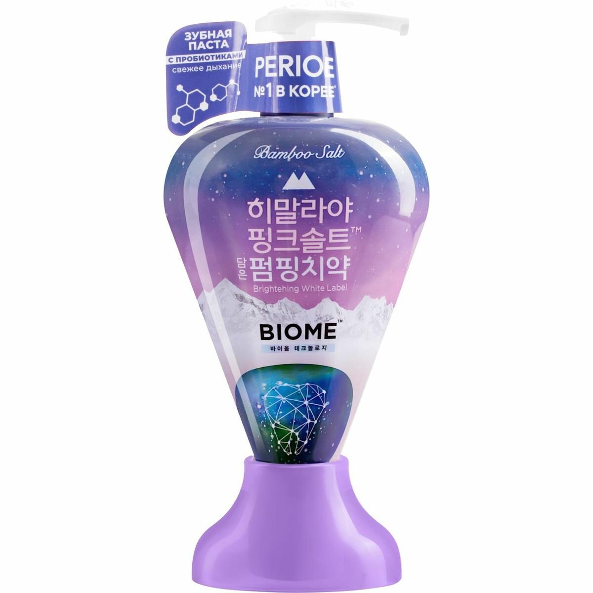 Зубная паста Perioe Pumping Himalaya Pink Salt Biome, 250г (2126555), 8шт.