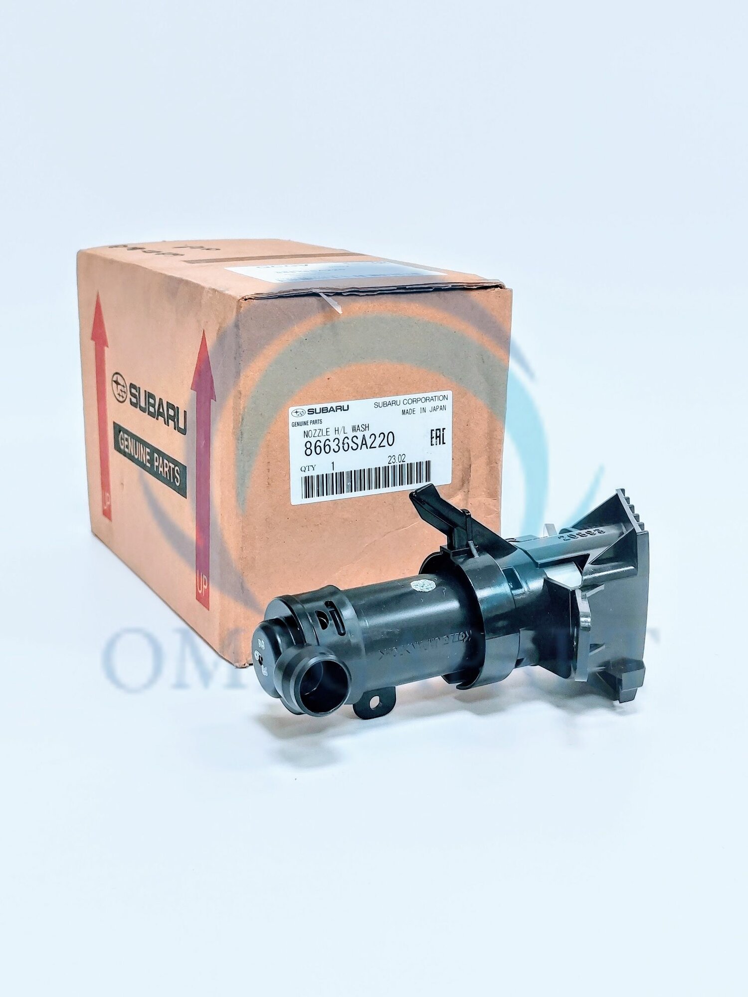 Фopcyнка омывателя правой фары, Subaru 86636SA220