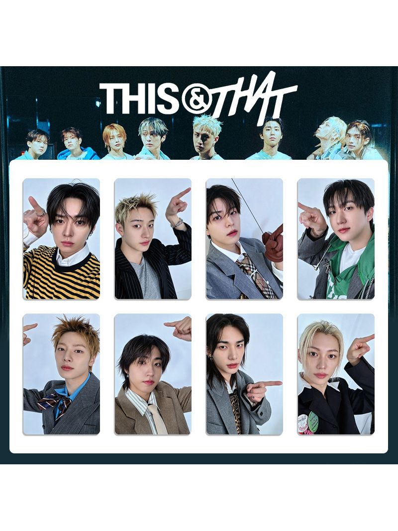 Фотокарточки Stray Kids RUN IT THIS & THAT Подарок для фаната K-pop SKZ POB карточки