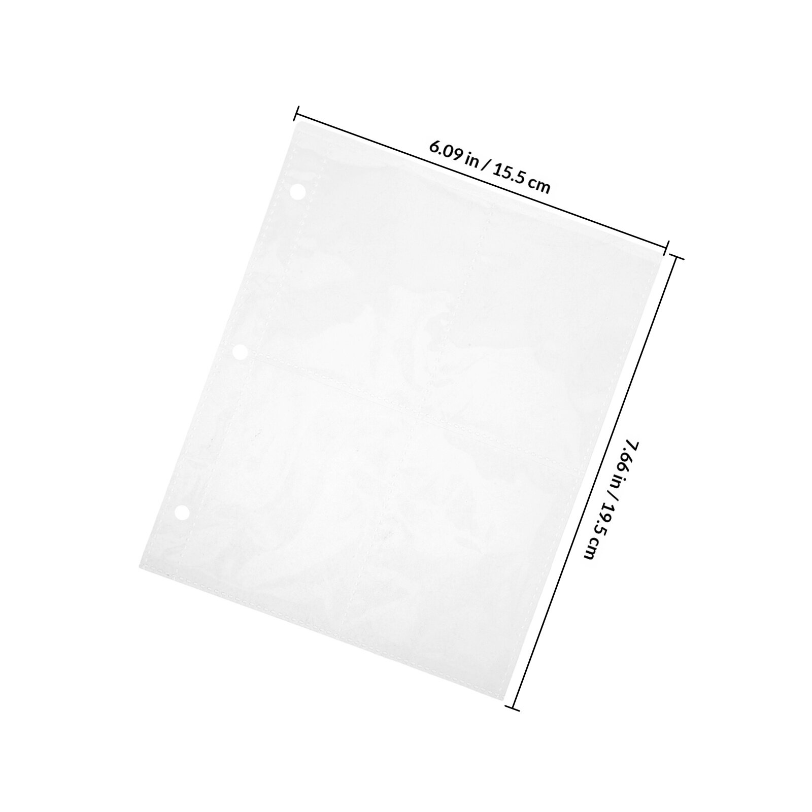 Прозрачные Вкладыши Для Карт 10 Штук С Толщиной 19.50X15.50X0.10Cm