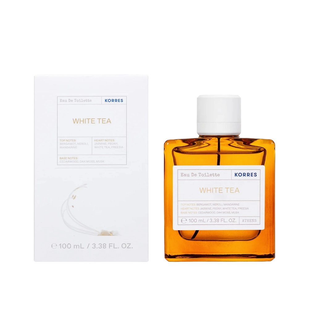 Туалетная вода Korres White Tea 100 мл для женщин и мужчин / аромат Коррес Уайт Ти белый чай
