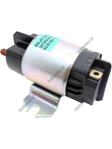 Реле стартера 301202-00087 для экскаватора Power Master Switch, 12V, 100A, 4 контакта, аналог 301202-00087, на
