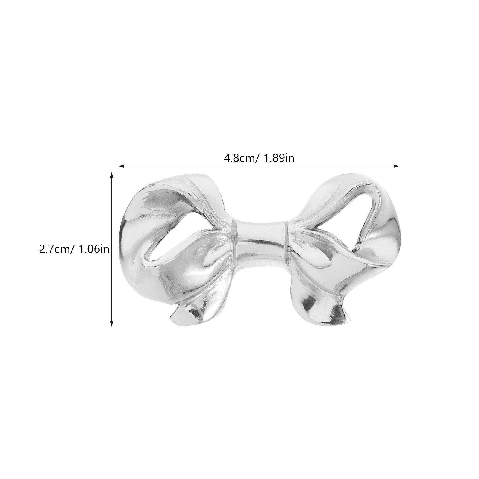 Brass Bow Shaped Cabinet Knobs Для Витрины Шифоньера Книжного Шкафа 4 80X2 70X2 40Cm