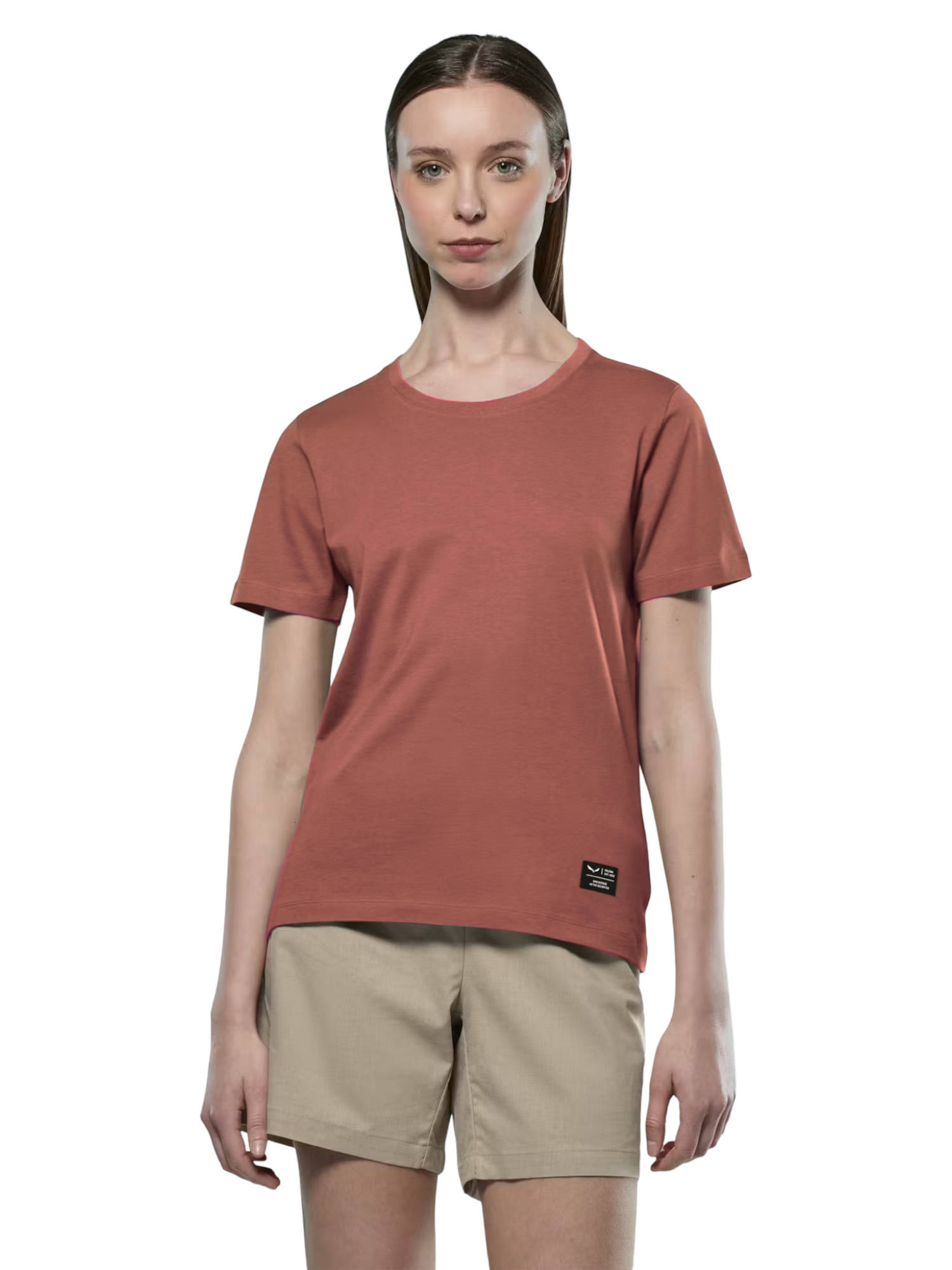 Футболка Salewa Eagle Logo Patch Etruscan Red (EU:42)