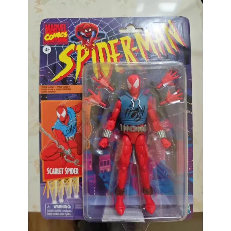 Фигурка Hasbro Marvel Legends Series Retro Spider-shot Scarlet Last Stand Spiderman Scarlet Spider