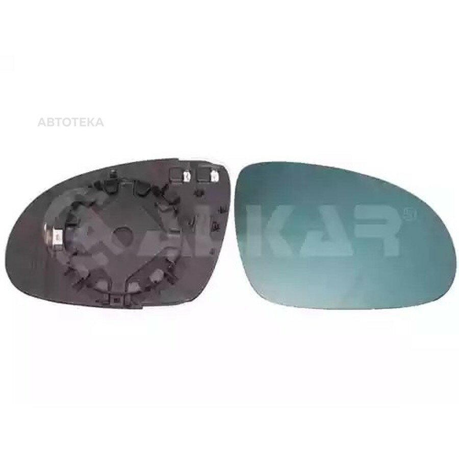 Стекло зеркала SEAT ALHAMBRA 04- выпукл. подогрев. синее прав. ALKAR 6412128