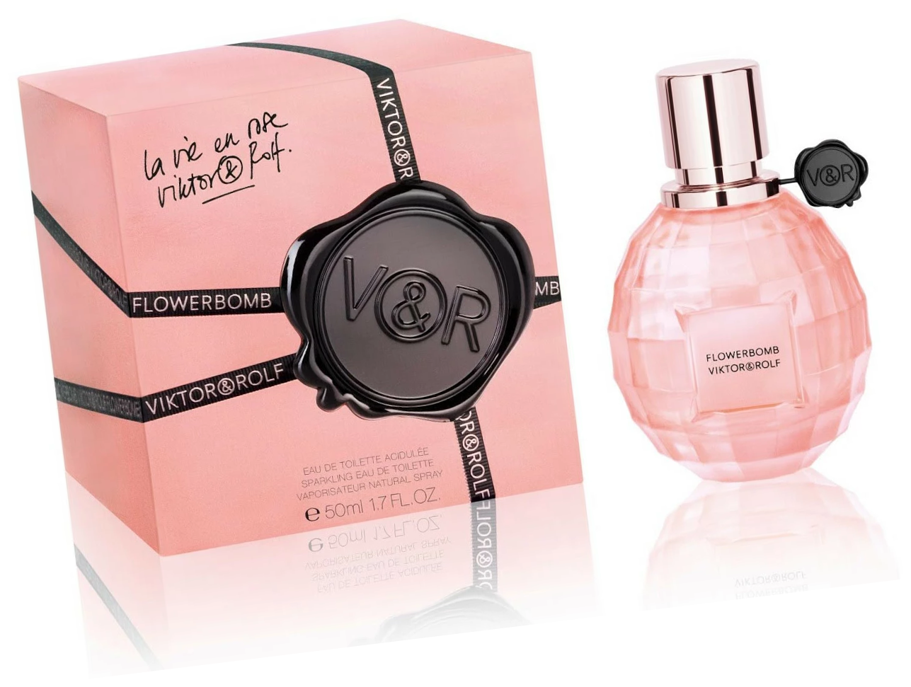 Туалетная вода для женщин Флауэрбомб Ля Ви Ан Роз 2013 50 мл - Viktor and Rolf Flowerbomb La Vie En Rose