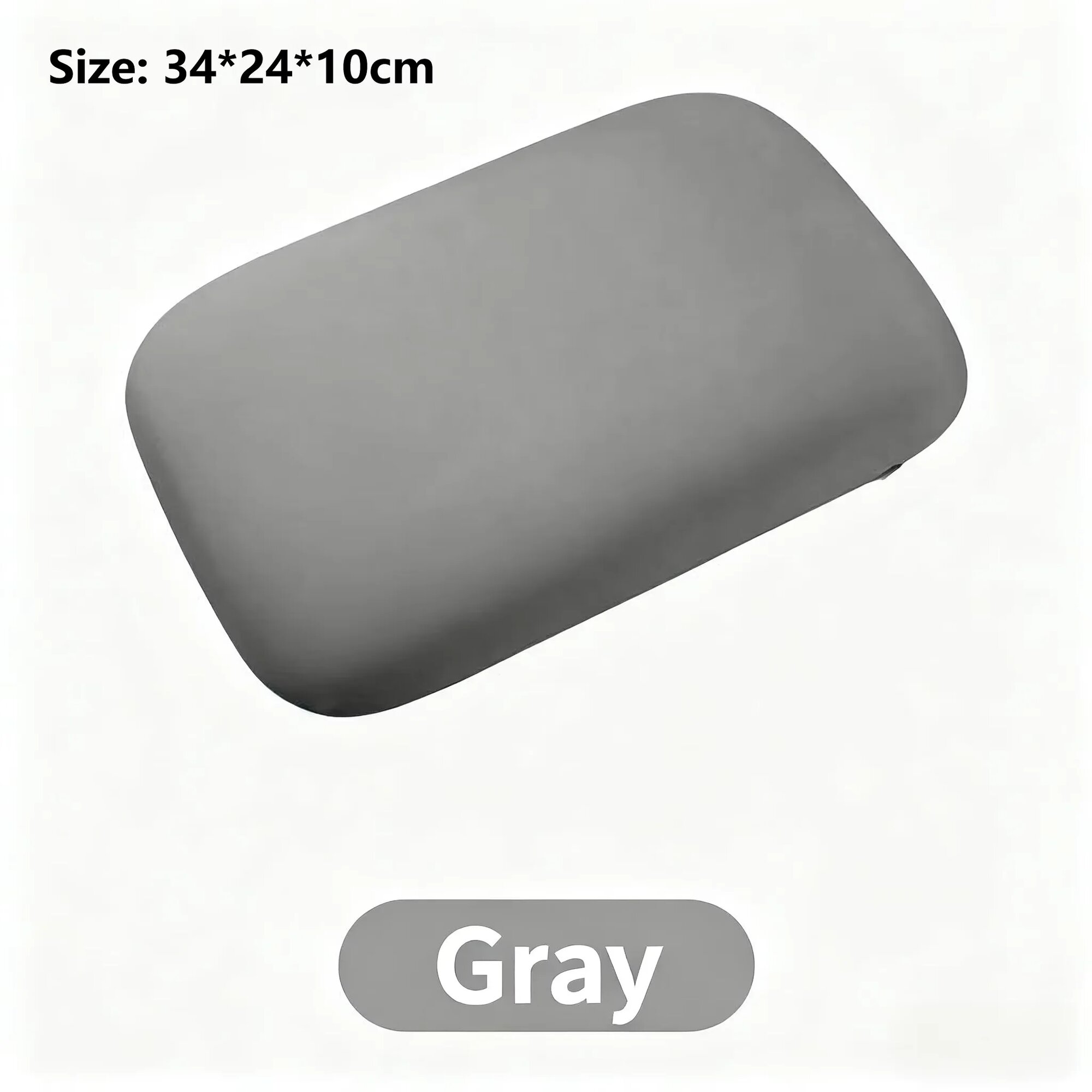 Подушка для шеи меморикс макаронный цвет Серый, Dark Grey