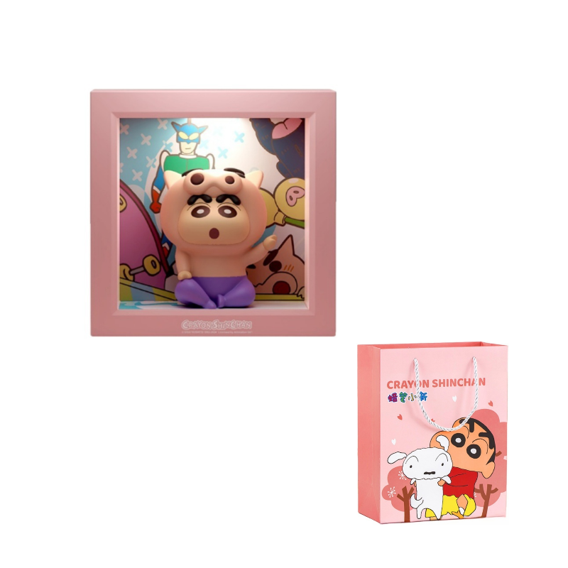 Фоторамка ночник фигурка унисекс ROCK Crayon Shinchan Buriburizaemon Shin-Chan