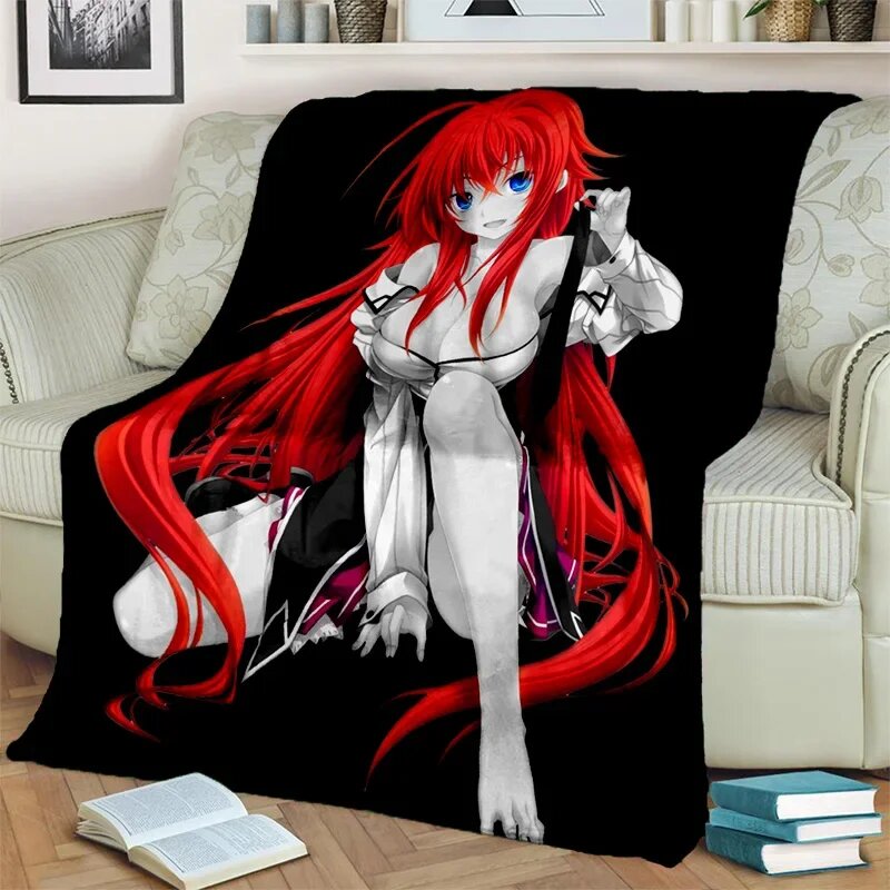 3D-плед с изображением сексуальных аниме-девушек из аниме «High School DxD», мягкий плед для дома, спальни, кровати, дивана, пикника, путешествий, детский плед.