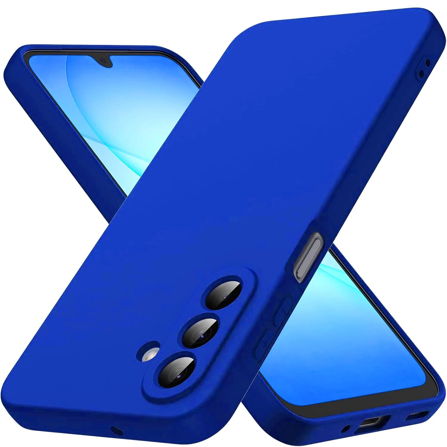 Жидкий силиконовый чехол для телефона Samsung Galaxy A15 A35 A55 A34 A54 A16 A26 A36 A56 A17 A37 A57 A33 A53 A73 A14 Защитная пленка для камеры