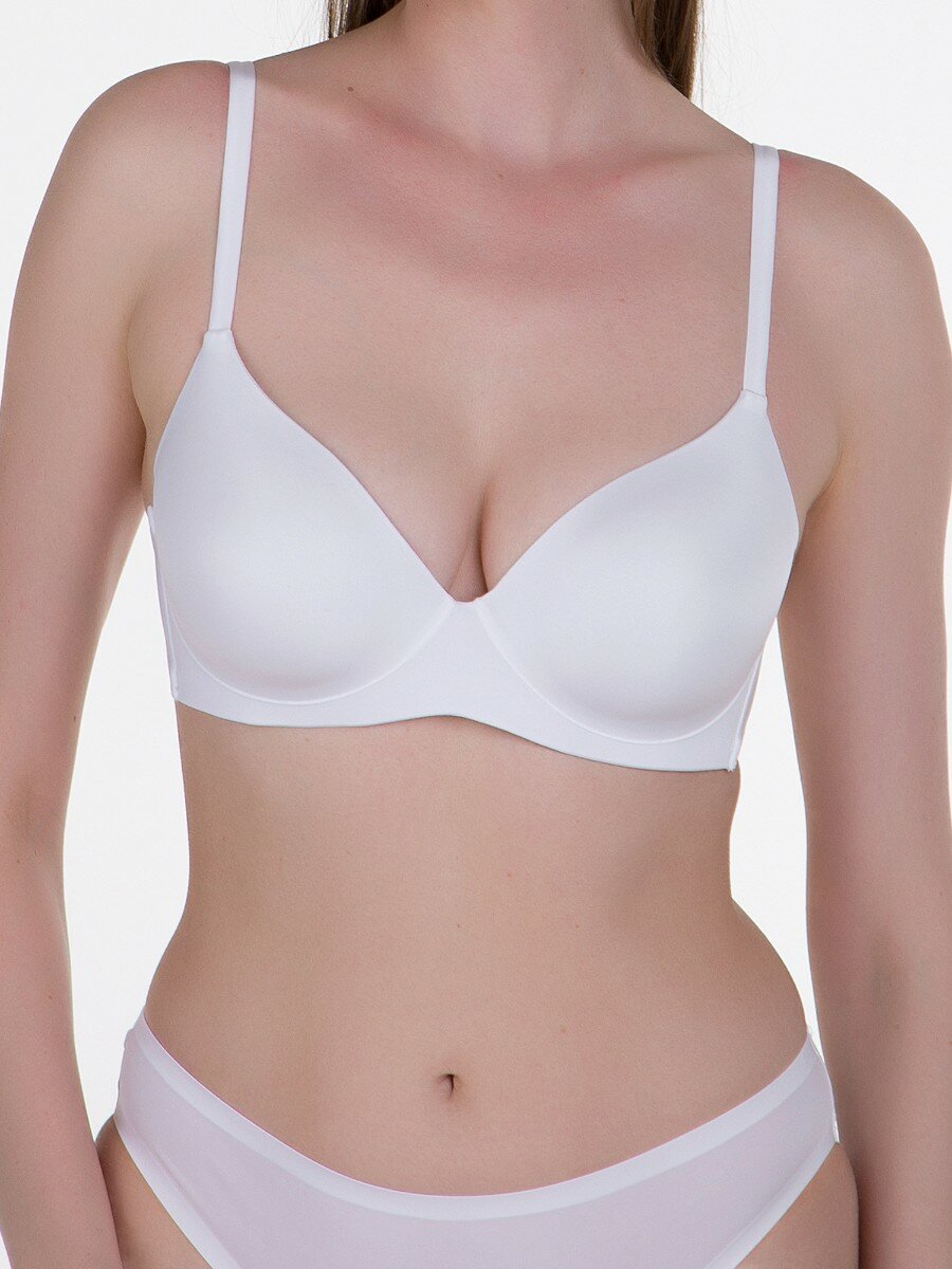 Женский бюстгальтер балконет белый OROBLU PERFECT FIT VOBT01496 4B (85B)