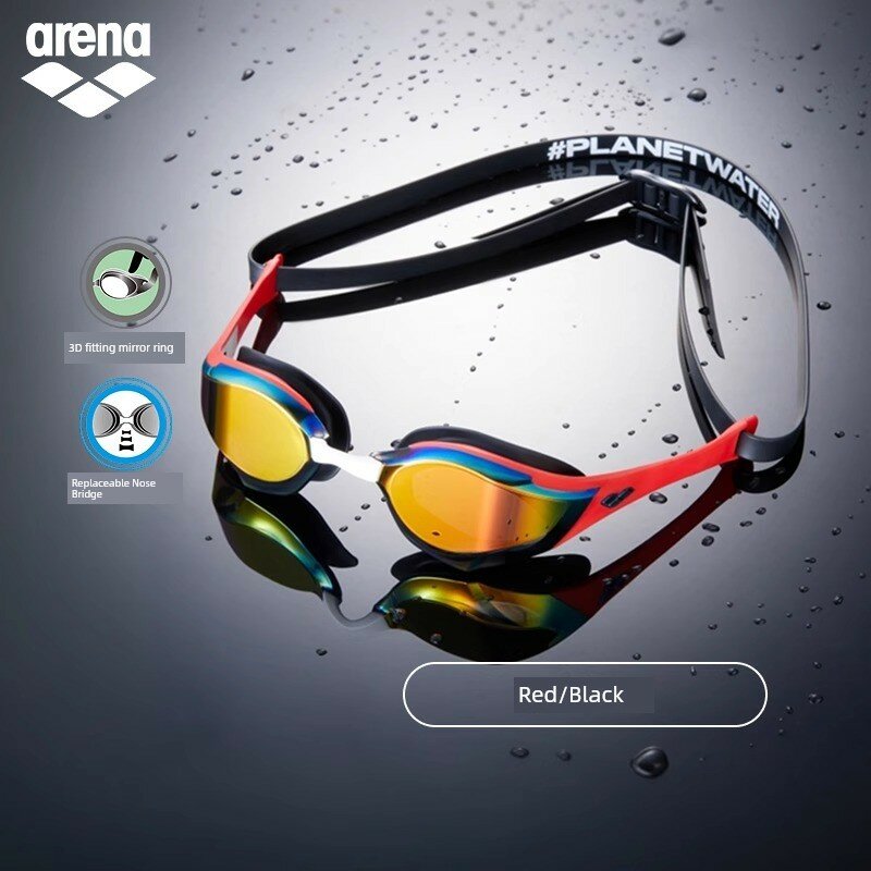 Arena 160MSW-RDBK Серия Streak анти-туманные плавательные очки с сертификатом FINA
