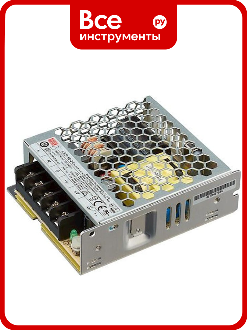 Источник питания Mean Well AC/DC LRS-50-24 Т02293634