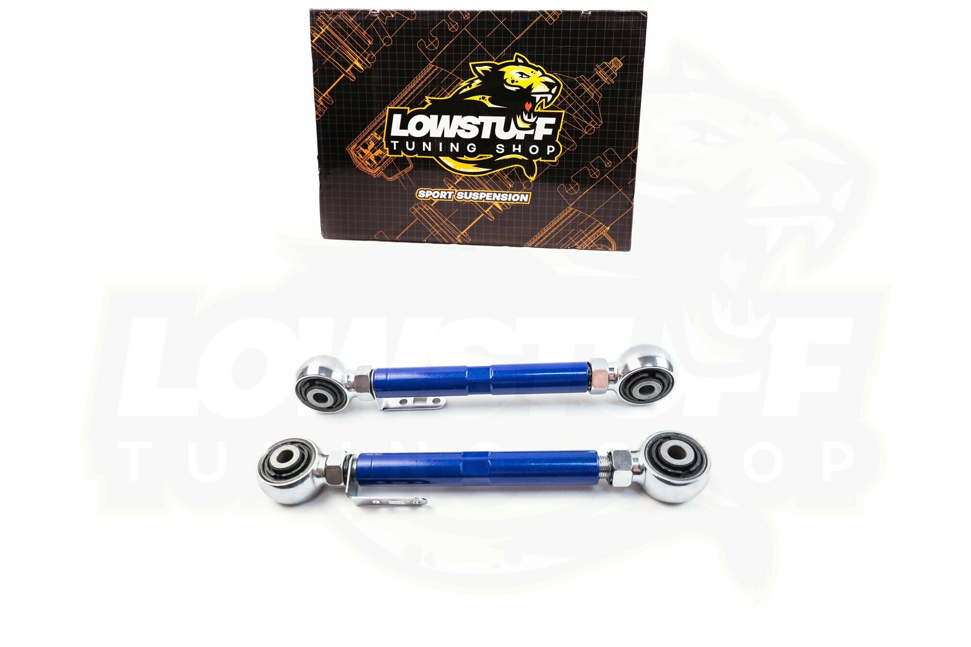 Geely Monjaro, Tugella, Volvo XC40, Lynk&Co 01, 02, 03, 05, 06 Задние регулируемые рычаги схождения LOWSTUFF DS 67DSVOLXC40 Задние регулируемые рычаги схождения LOWSTUFF DS 67DSVOLXC40