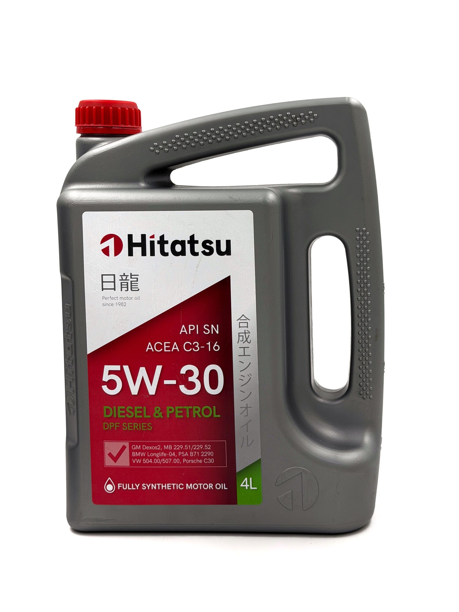 Масло моторное Hitatsu Diesel & Petrol DPF Series 5W-30, 4 литра