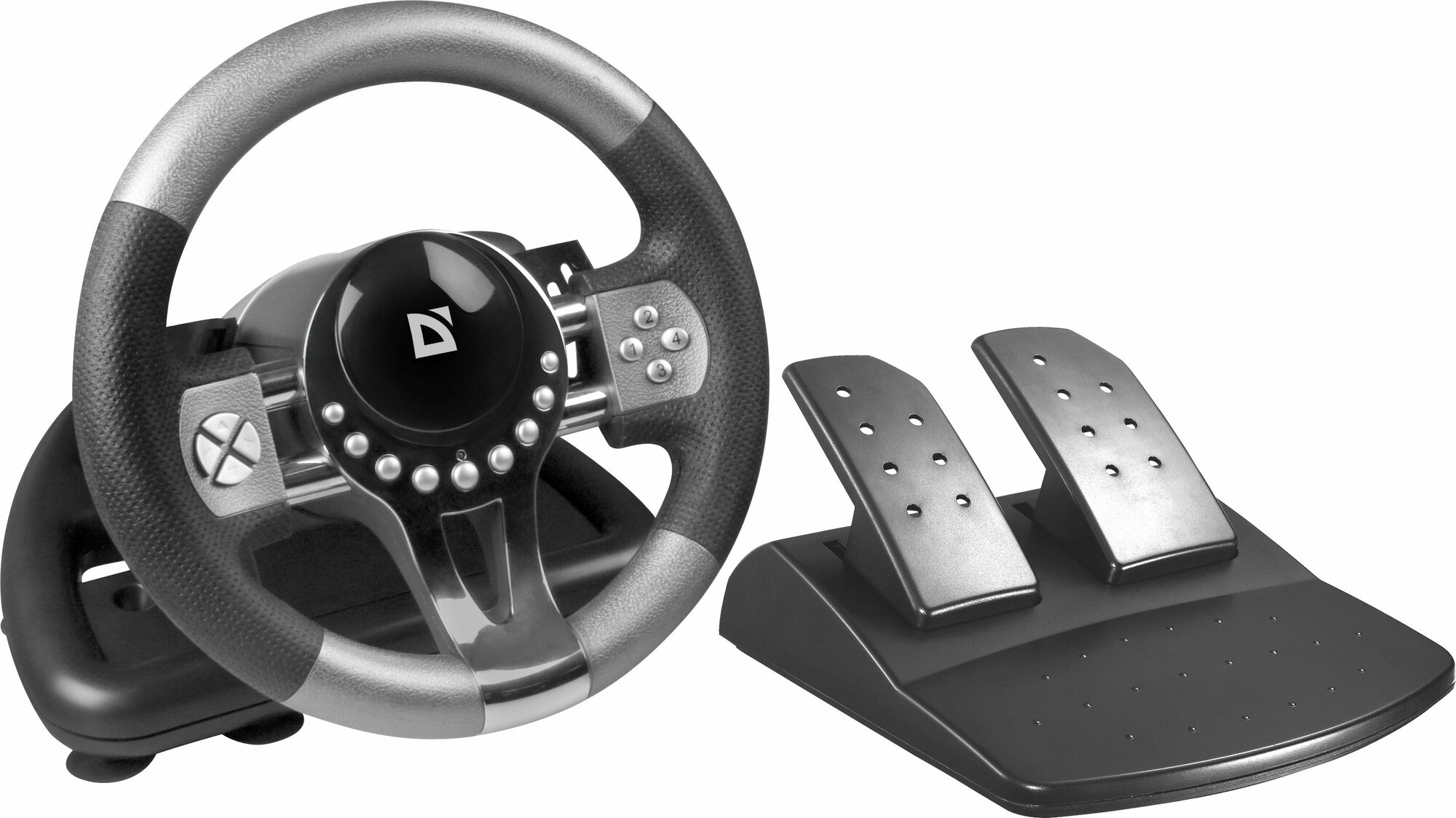 Игровой руль Defender FORSAGE GTR USB, черный