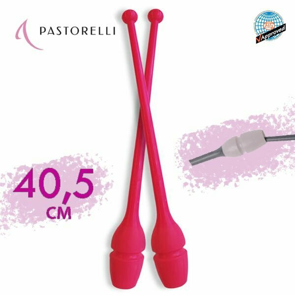 Булавы PASTORELLI 40,5см. 04894 Коралловый "MASHA" FIG