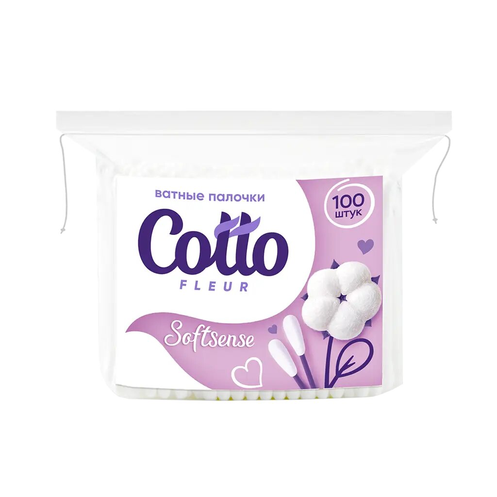Cotto Fleur Ватные палочки пакет 100 шт