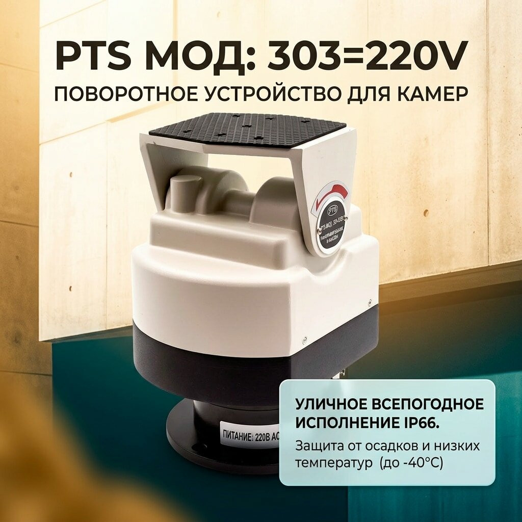 Уличное опорно-поворотное устройство для камеры PTS 303=220V