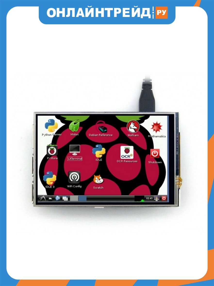 Сенсорный дисплей Acd Waveshare 4" 17-RA416