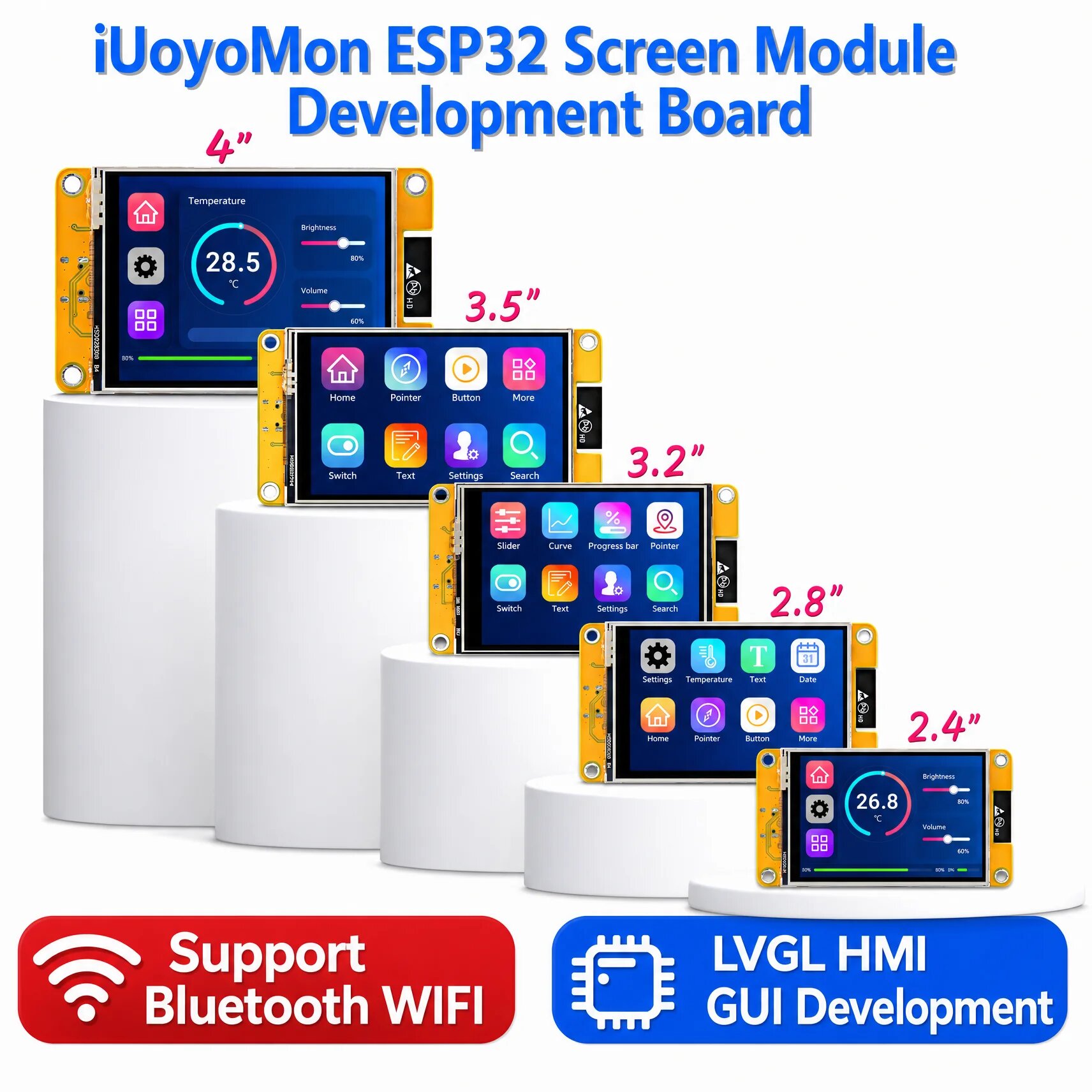 ESP32 Smart Display 2.8/3.2/3.5/4 дюйма для Arduino