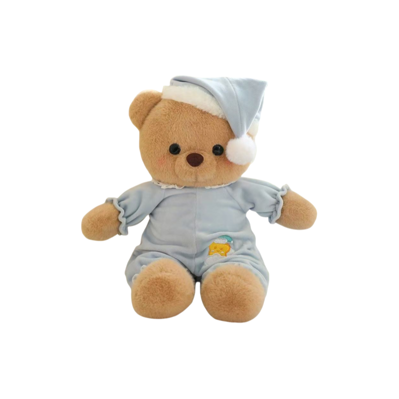 Пижама для детей унисекс MENGSHUQI "Спокойной ночи", Blue Pajamas Bear, 70CM EU