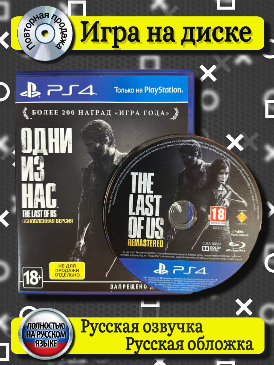 Диск "Одни из нас", для PlayStation 4, полностью на русском, 2023 год