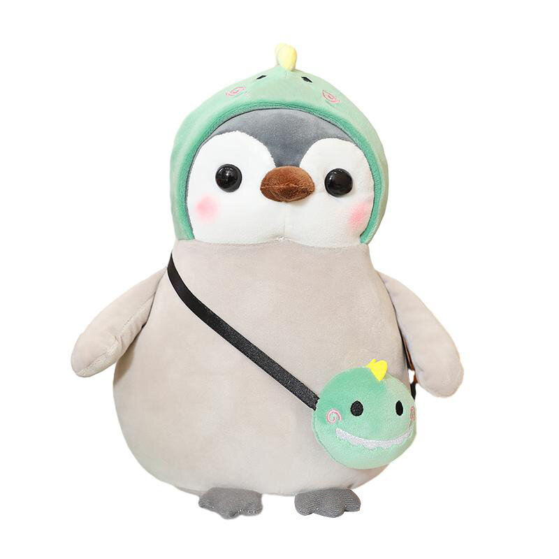 Игрушка-пингвин унисекс XIONGJUN трансформер плюшевая кукла, Dinosaur, 25 CM EU