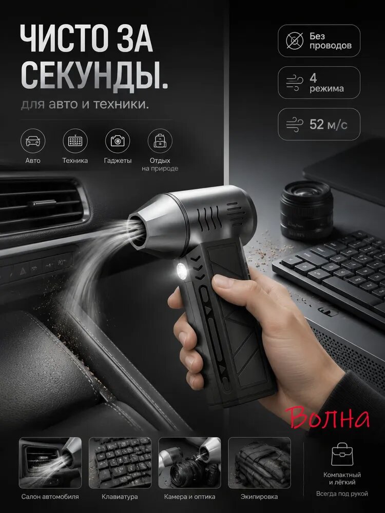 Воздуходувка,200Вт — фото 1