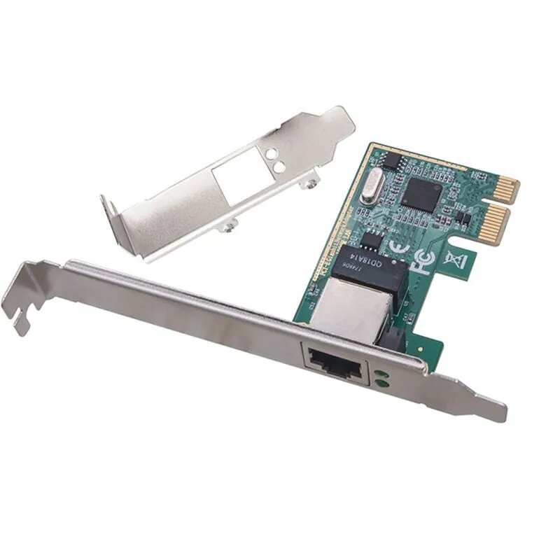 1000 Мбит/с Гигабитный Ethernet PCI Express PCI-E Сетевая карта 10/100/1000M RJ4