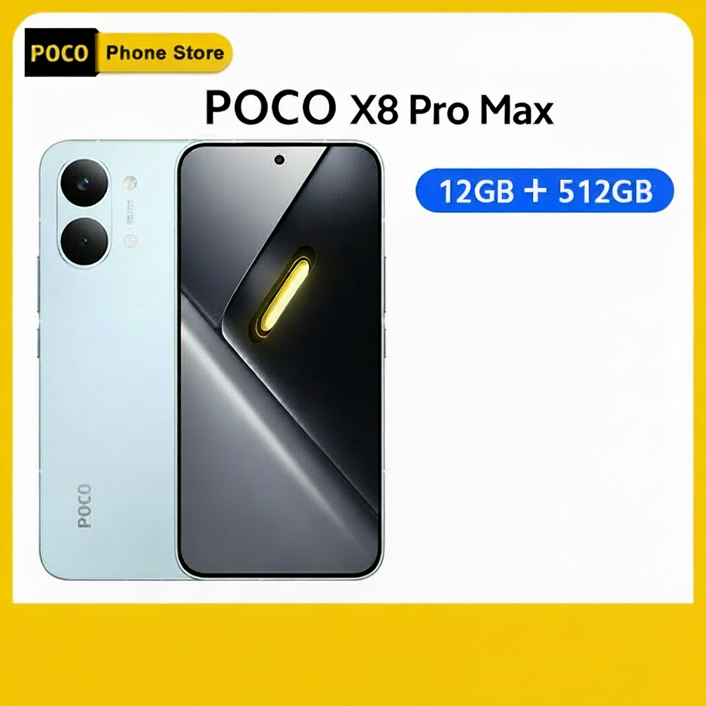 Смартфон Poco X8 Pro Max, 12/512ГБ, global