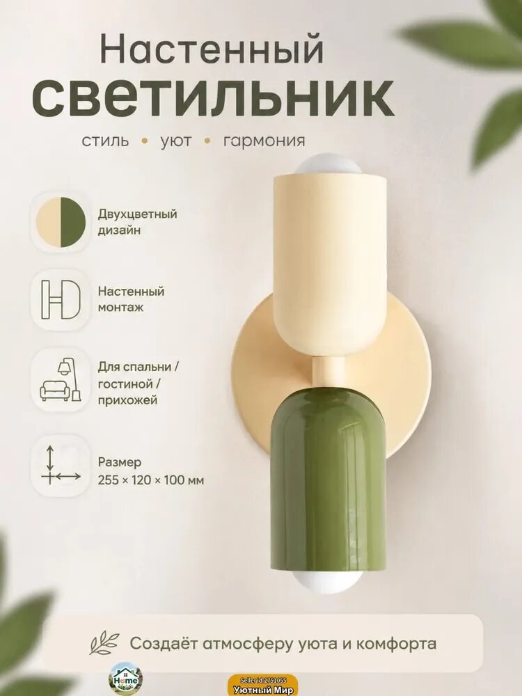 Настенный светильник, LED