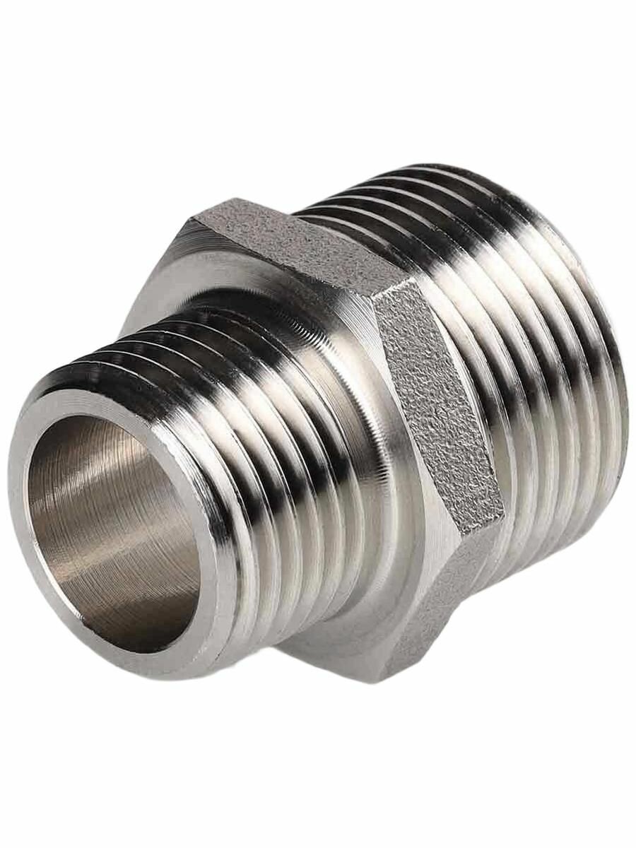 Ниппель переходной 3/4"х1/2" нар.-нар.