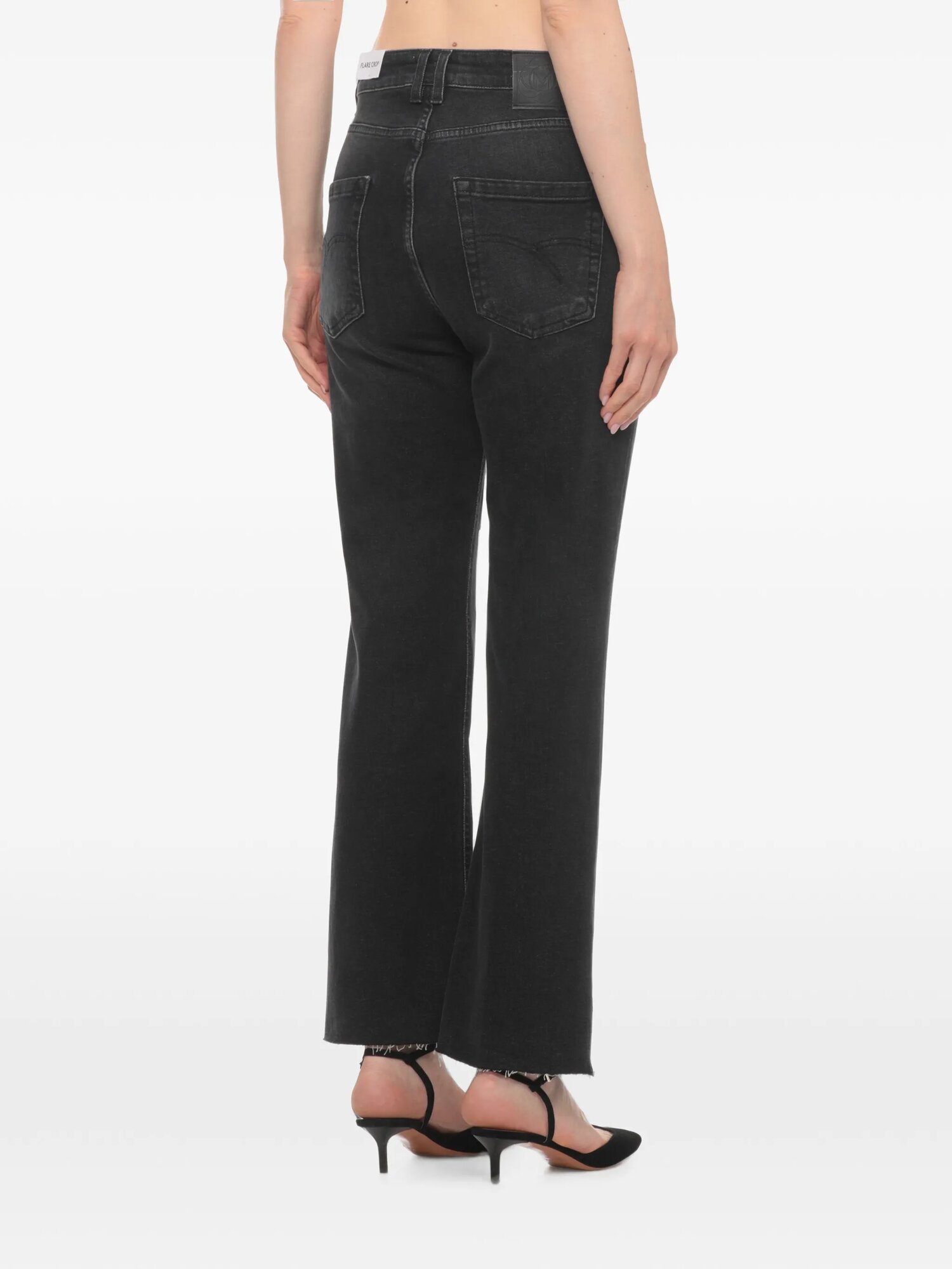 Джинсы Marella Raw-cut cropped flared jeans, размер 40 — фото 1