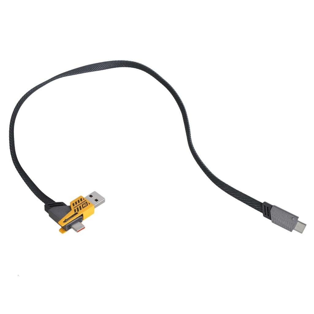 Кабель зарядный 65W Type C + USB – Type C 2-в-1, 9.8/19.6 дюйма, 0.5m