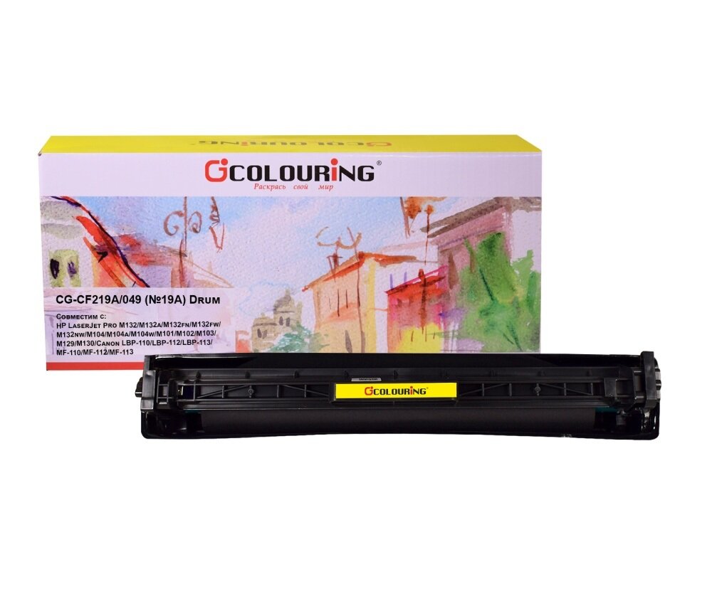 Драм-картридж Colouring CG-CF219A/049 (№19A), ресурс 12000 стр.