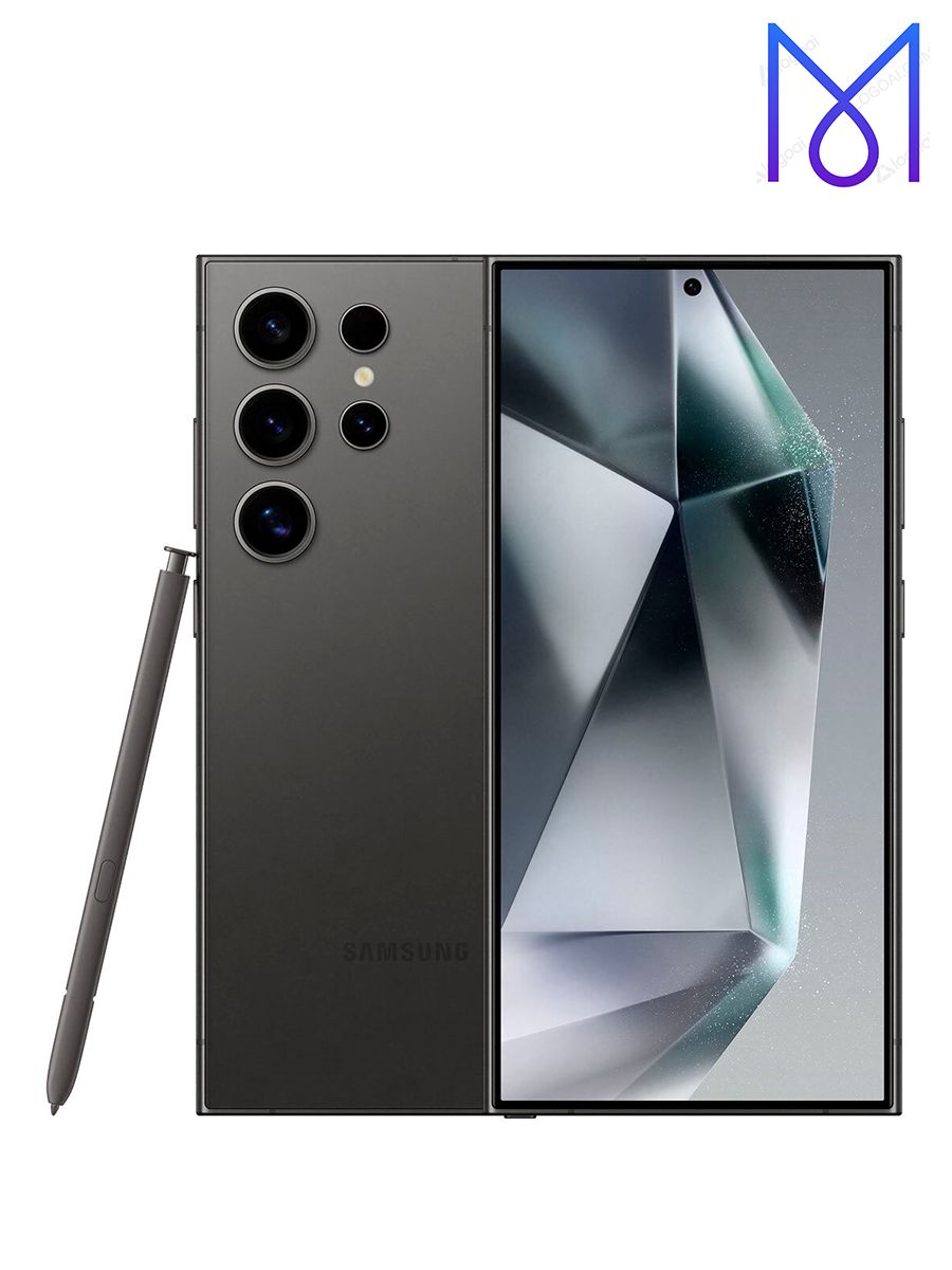 Samsung Смартфон Galaxy S24 Ultra, одна SIM-карта, SM-S928N, 6,8", 5000mAh Global 12/512 ГБ, Nano-SIM, eSIM