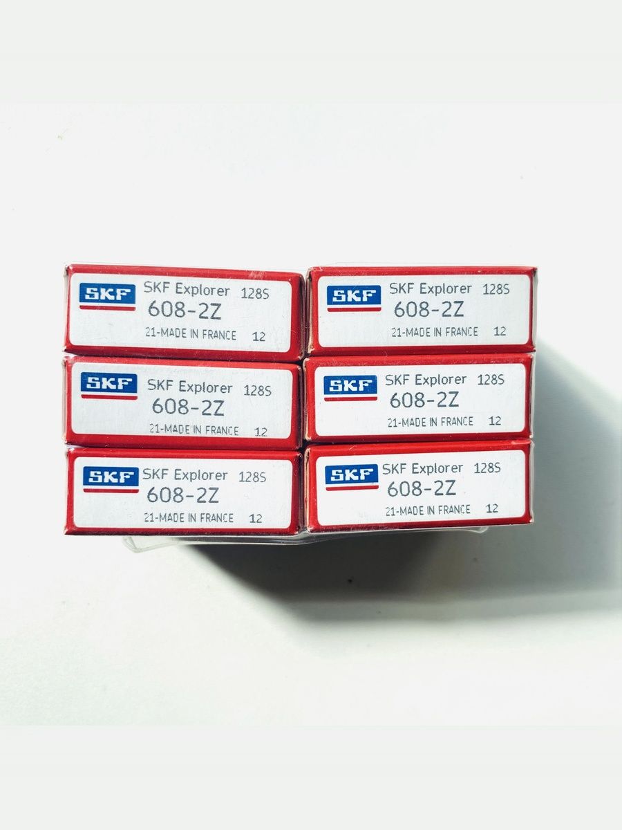 Подшипник 608 2Z SKF комплект 6 штук 8*22*7 мм